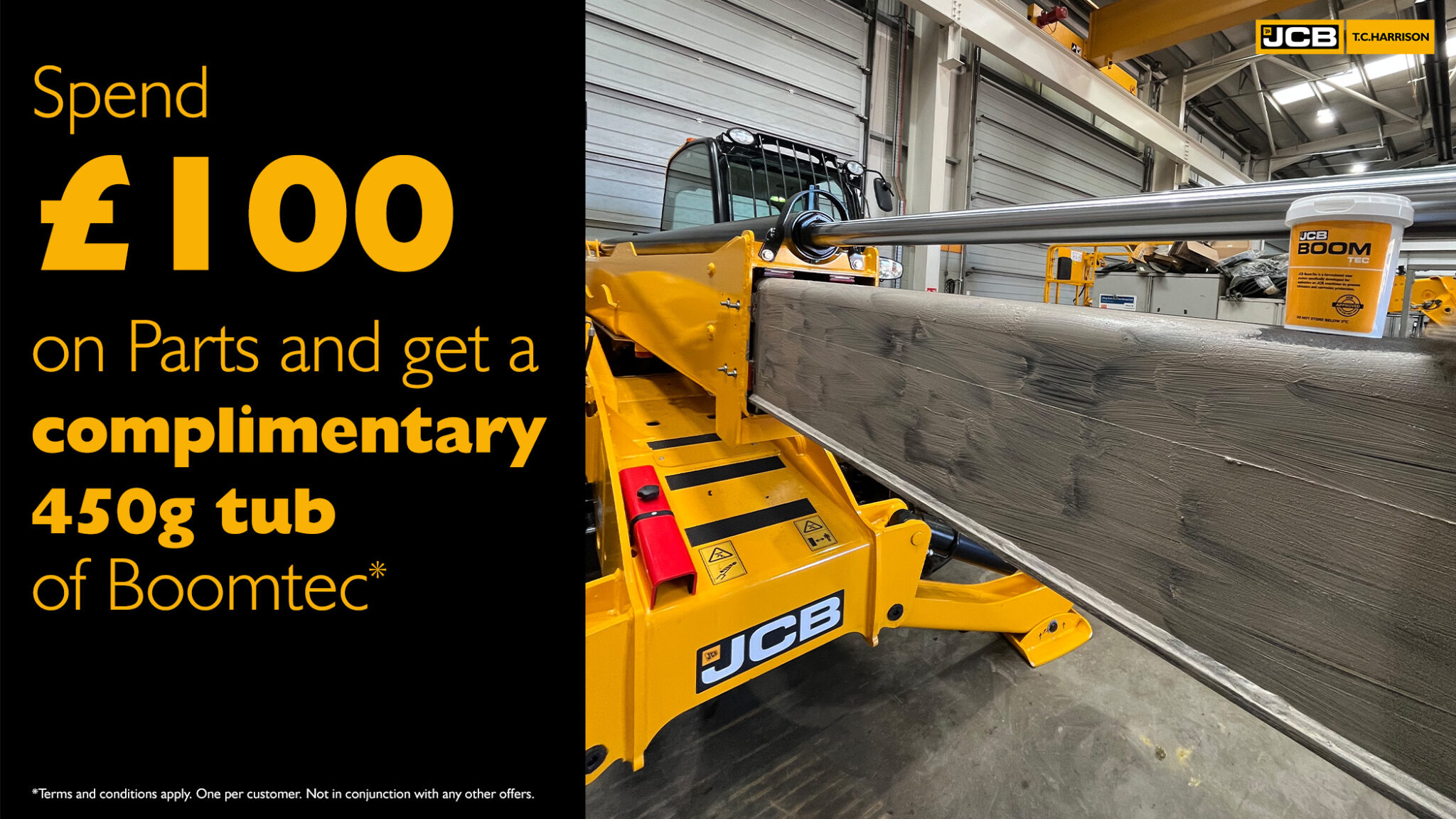 BoomTec Offer | JCB Parts | TC Harrison JCB