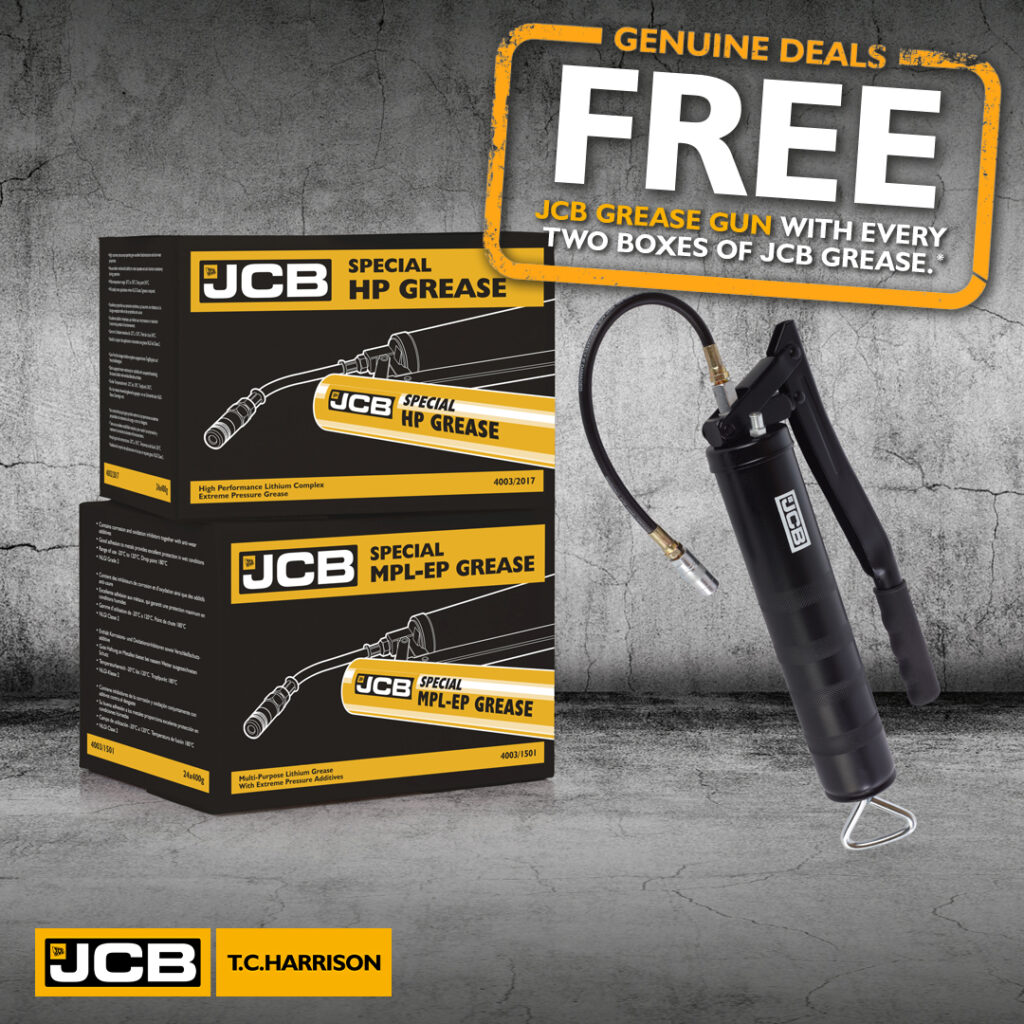 Free Grease Pump up for grabs! - T.C. Harrison JCB