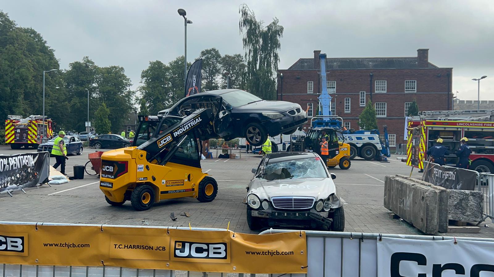 TCH JCB Support UKRO Festival of Rescue 2023 - T.C. Harrison JCB