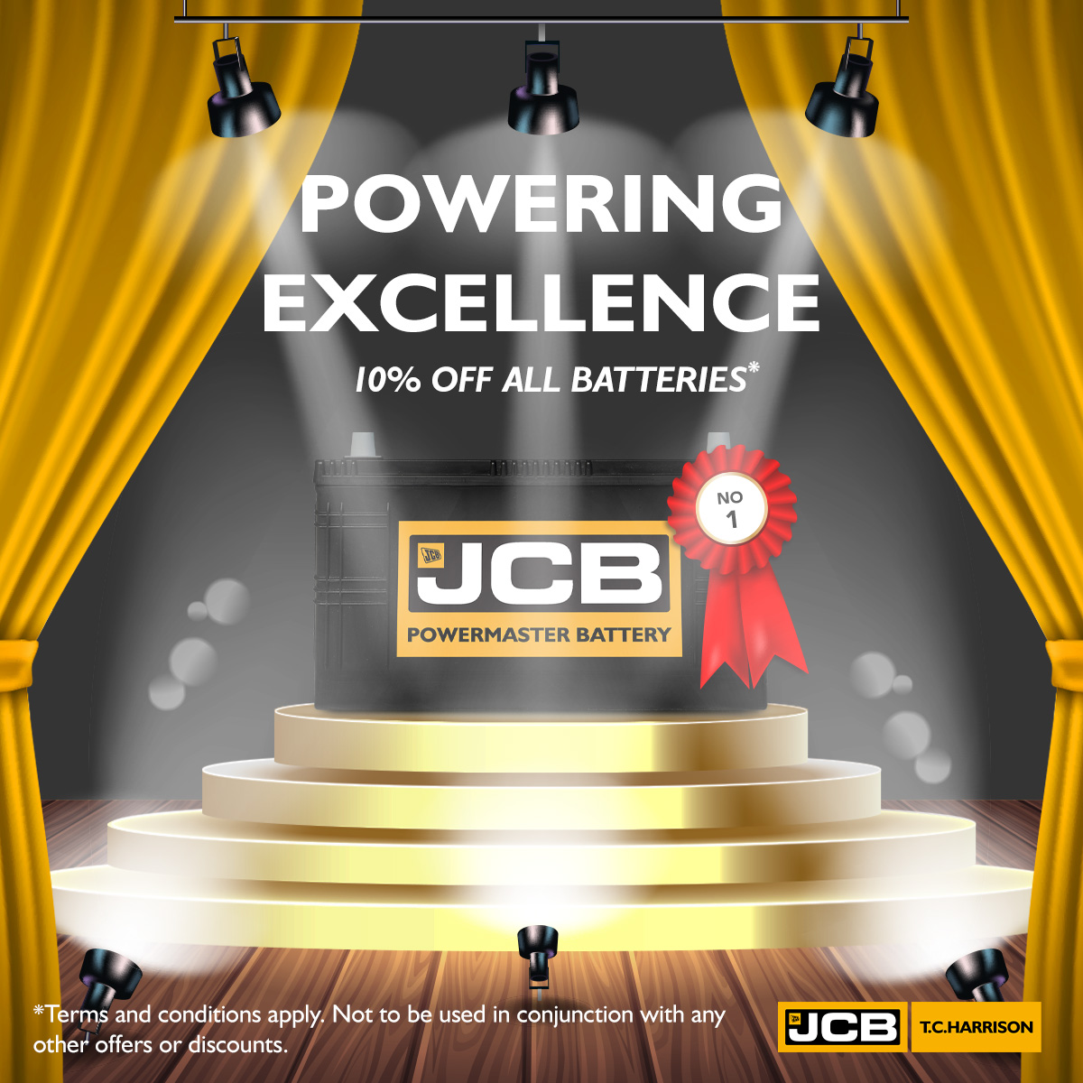 JCB Batteries Offer - T.C. Harrison JCB