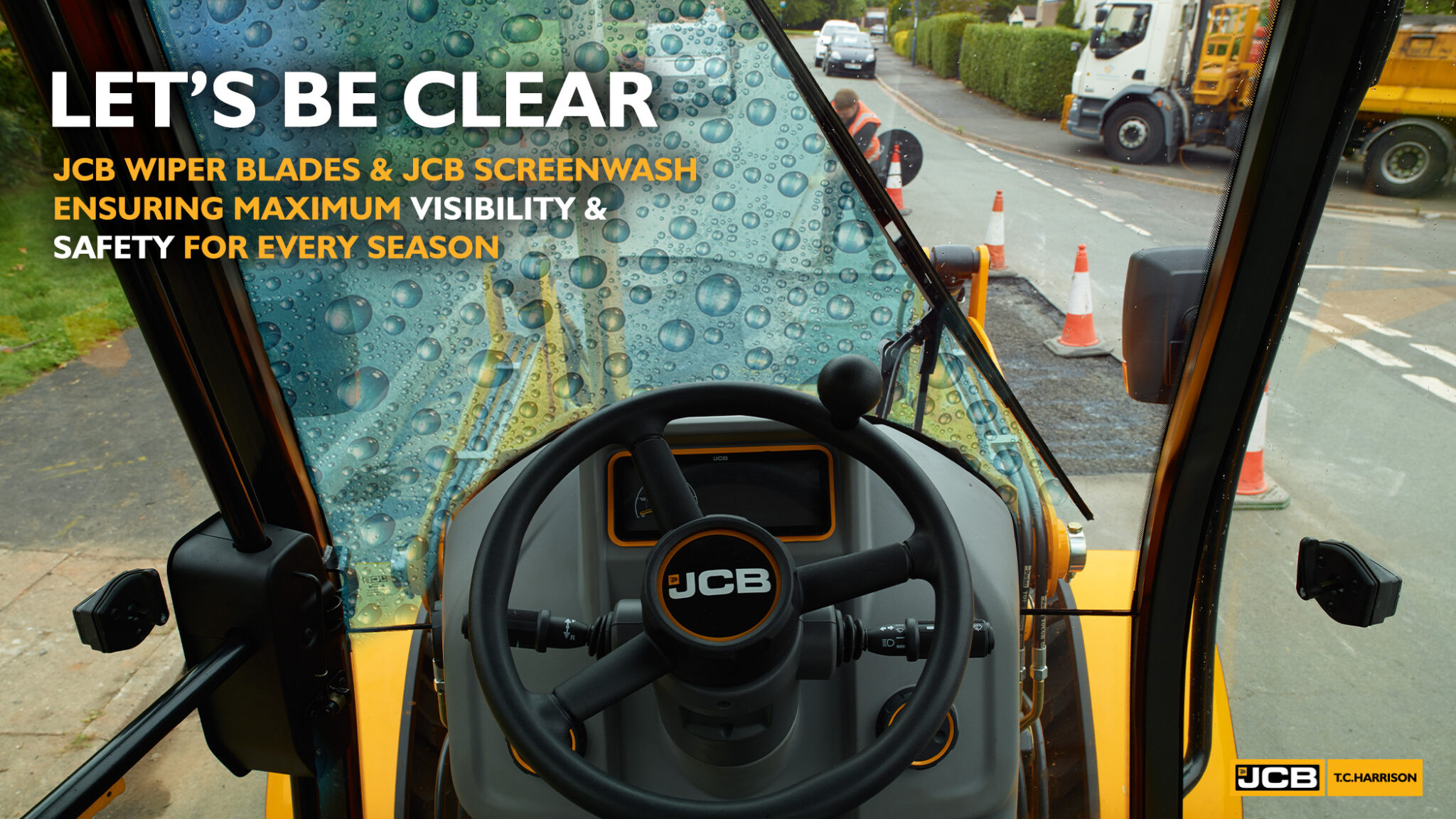 JCB Wiper Blades and Screen Wash Offer - T.C. Harrison JCB